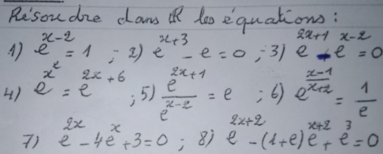 Exercie Math Exp 2 Bac | PDF