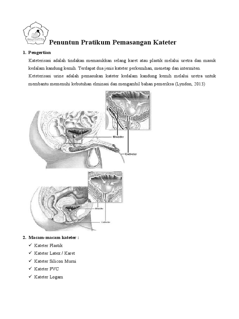 Penuntun Pratikum Pemasangan Kateter | PDF