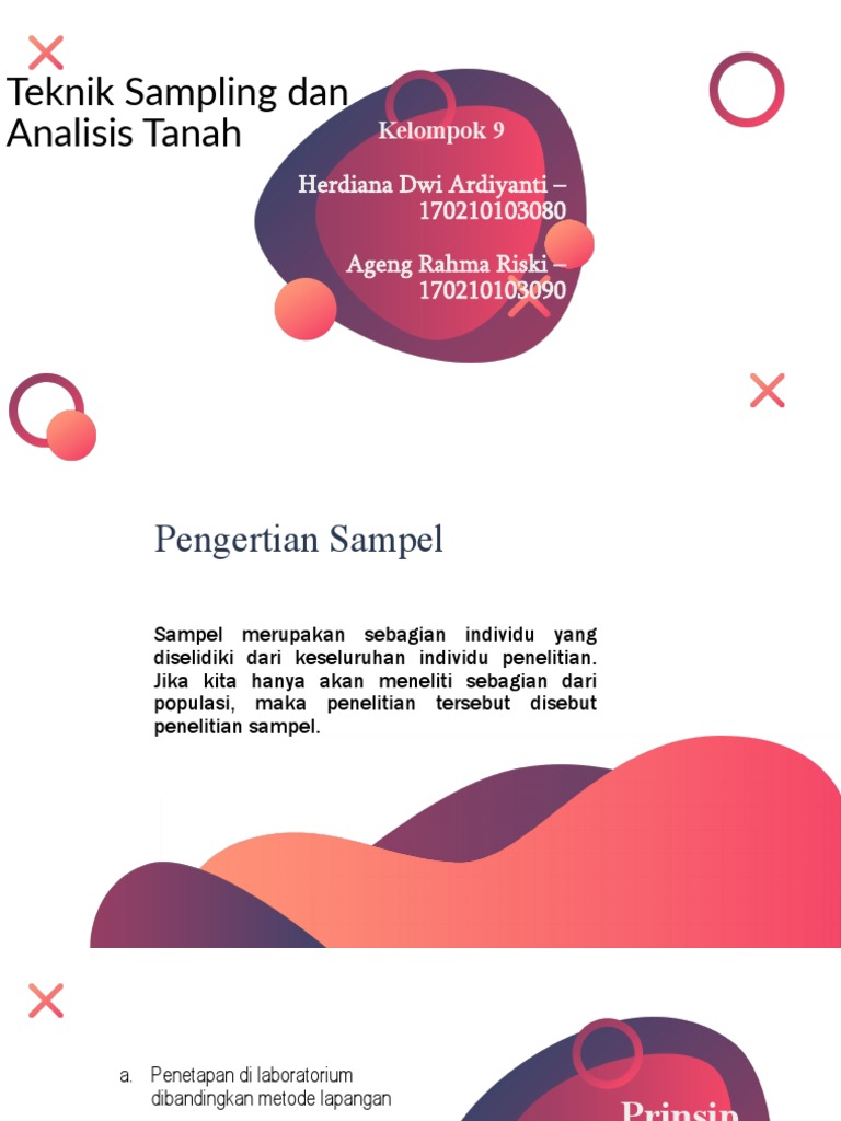 Kel 9 Analisis Dan Sampling Tanah | PDF