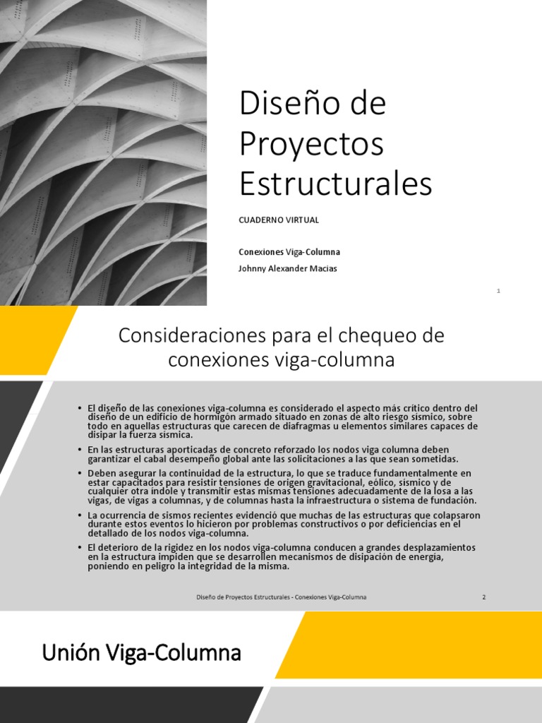 Anotaciones Viga-Columna Macias Johnny | PDF | Viga (Estructura) | Hormigón