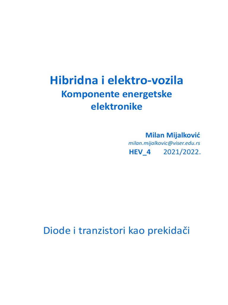 HEV Komponente | PDF