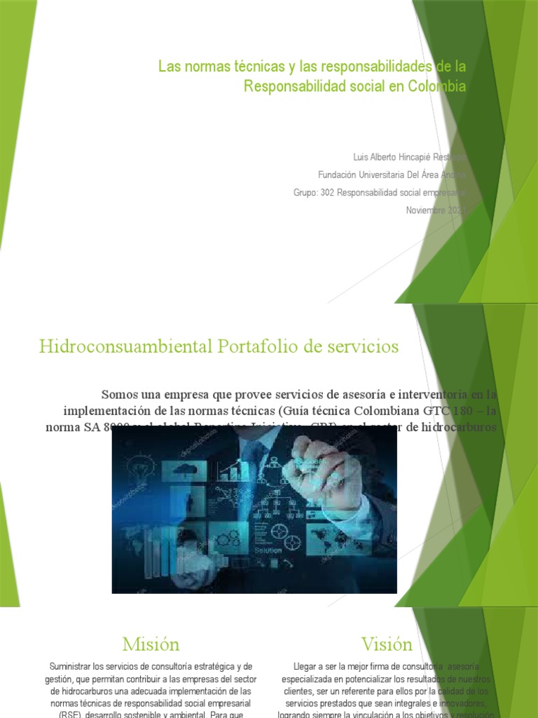 Las Normas Tecnicas y Las Intencionalidades de La Responsabilidad ...