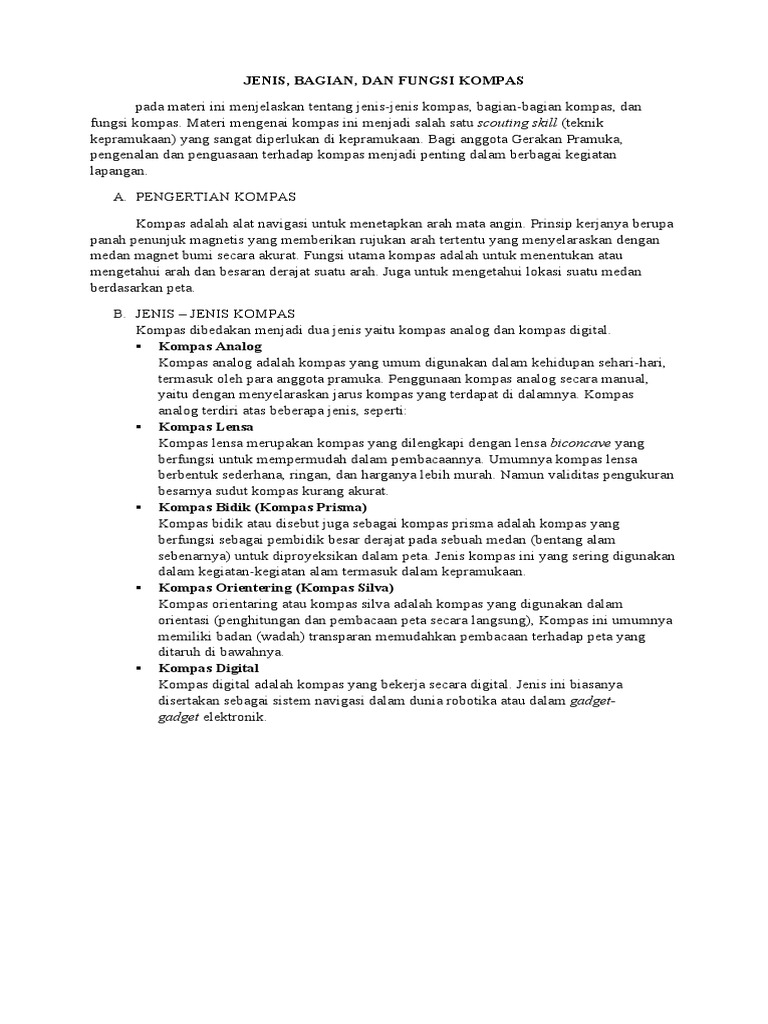 Materi Kompas | PDF