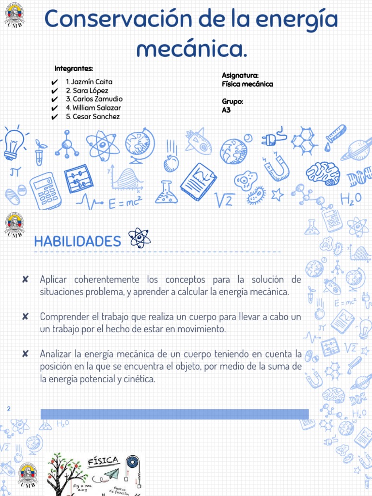 Conservación de la Energía Mecánica en Física | PDF | Naturaleza ...