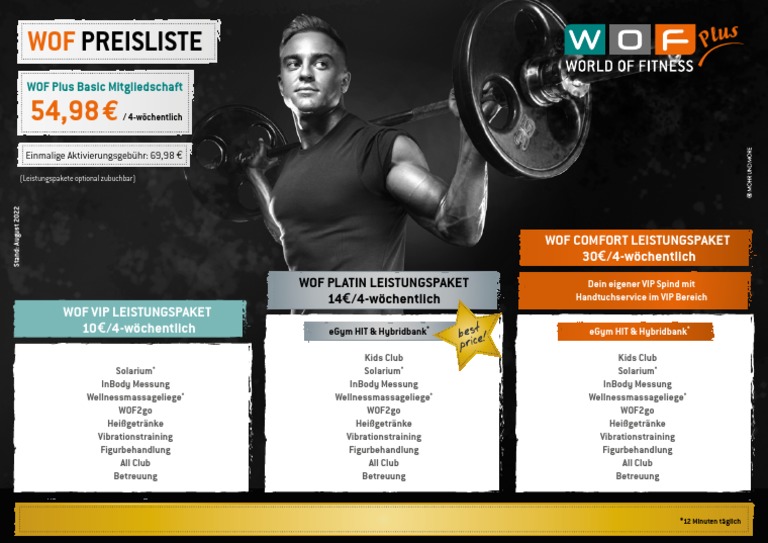 Wof 1 Preisliste | PDF