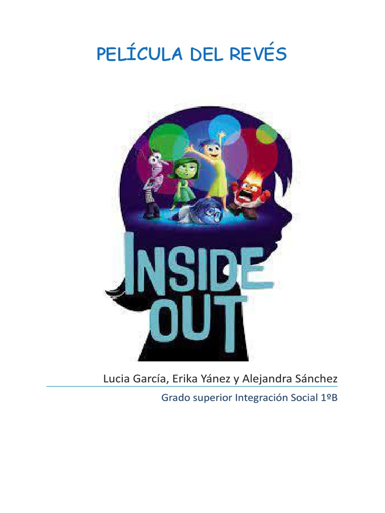 Película - Del Revés | PDF | Las emociones | Expresión facial