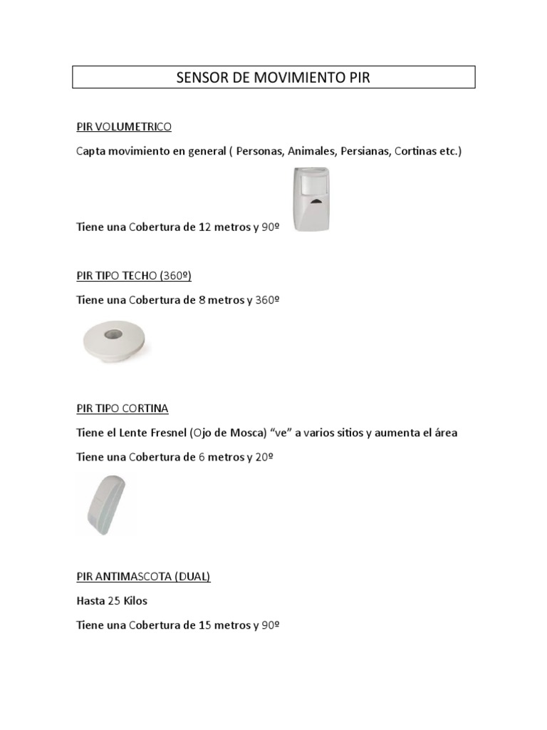 Sensor de Movimiento Pir | PDF