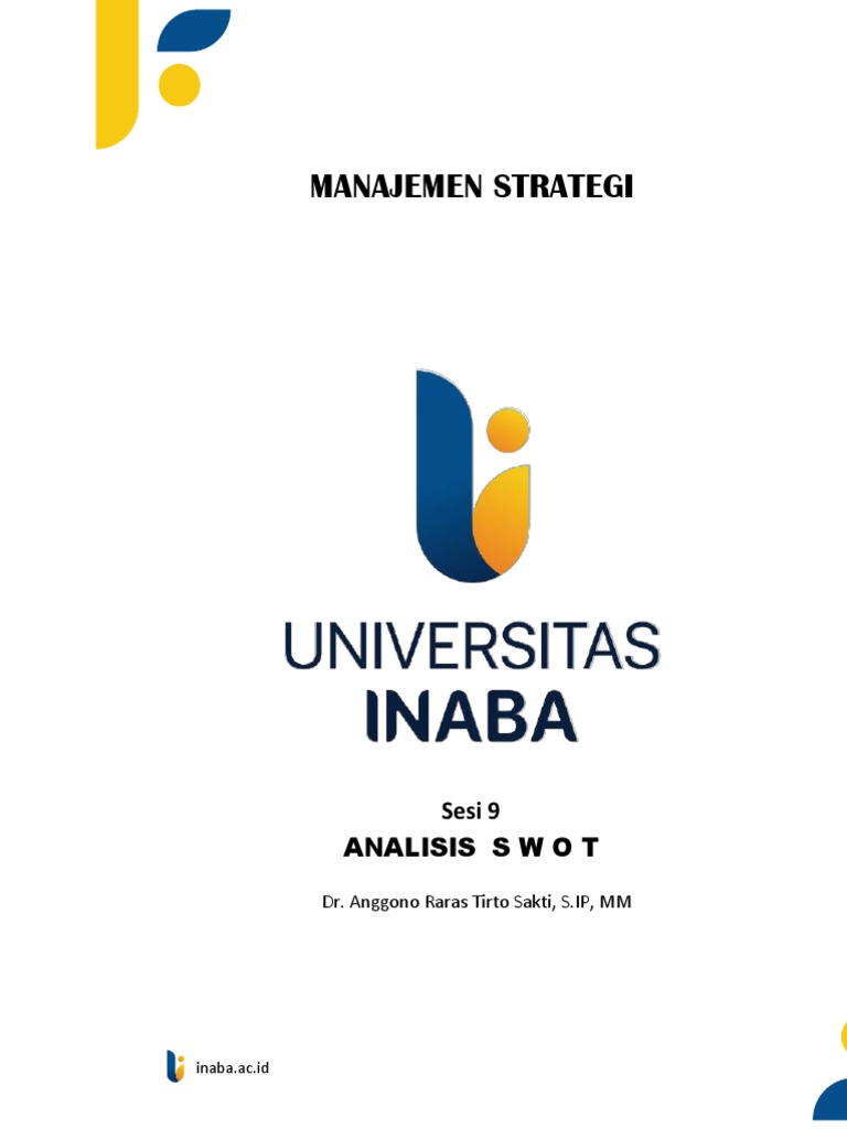 MNC016 - MODUL - Swot | PDF