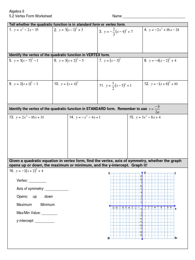 5.2WS | PDF | Quadratic Equation | Applied Mathematics