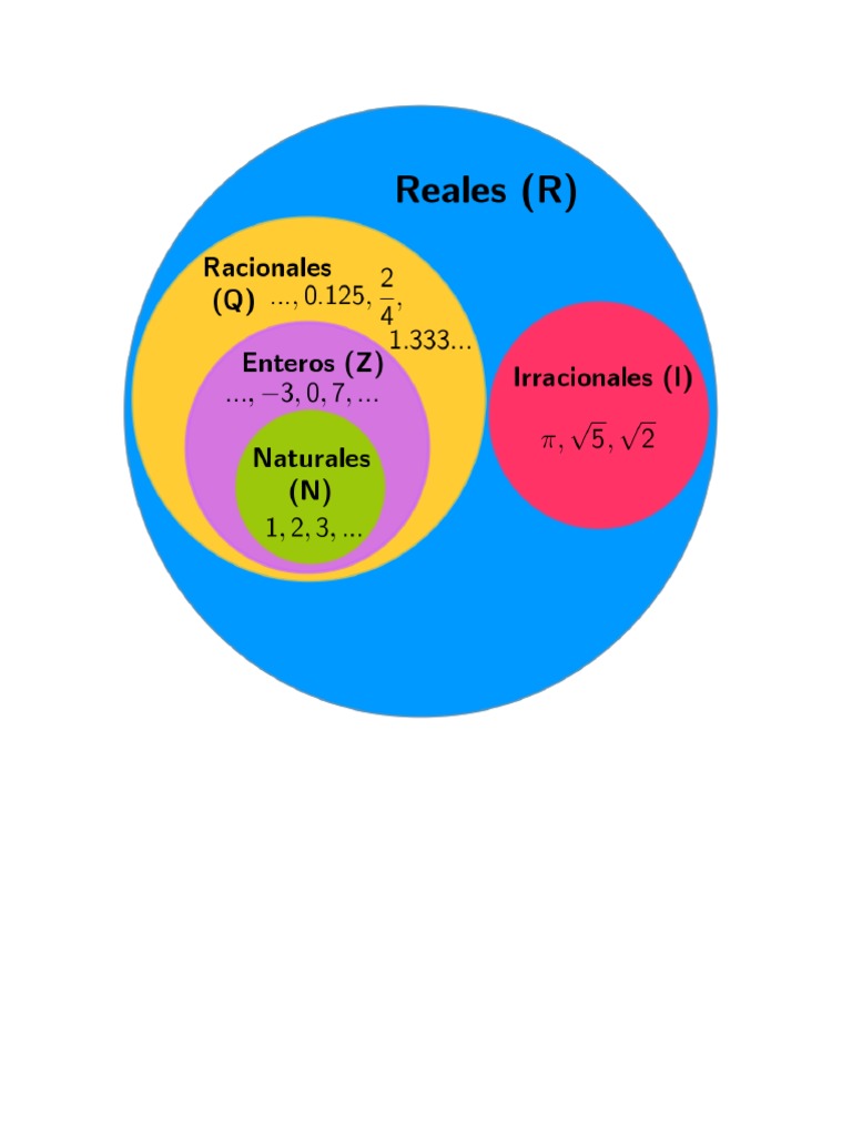 Tipos de Números Rales | PDF