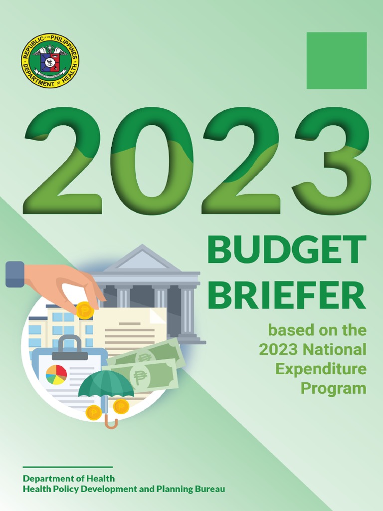 CY 2023 NEP Budget Briefer | Download Free PDF | Preventive Healthcare ...