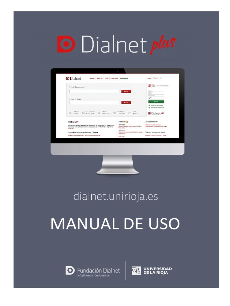 Manual de Uso de Dialnet Plus | PDF | Acceso abierto | Informática
