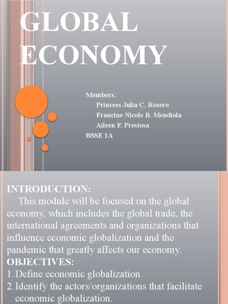 Navigating the Interconnected Global Economy: International Trade ...