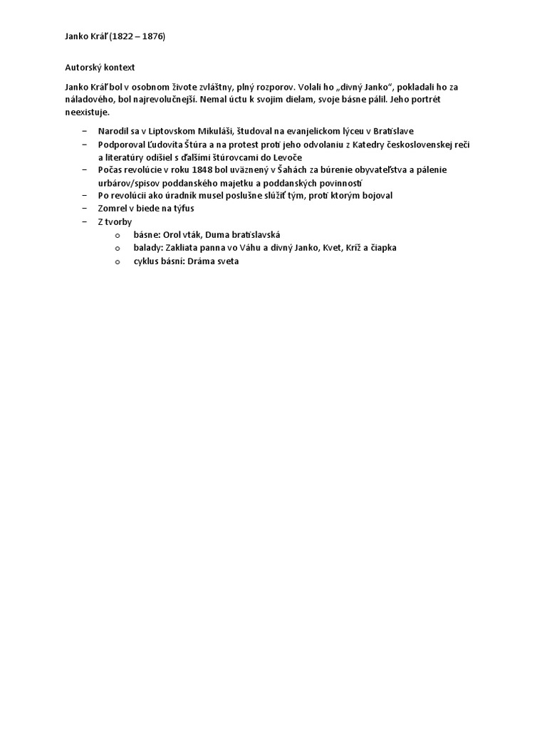 Janko Kráľ | PDF
