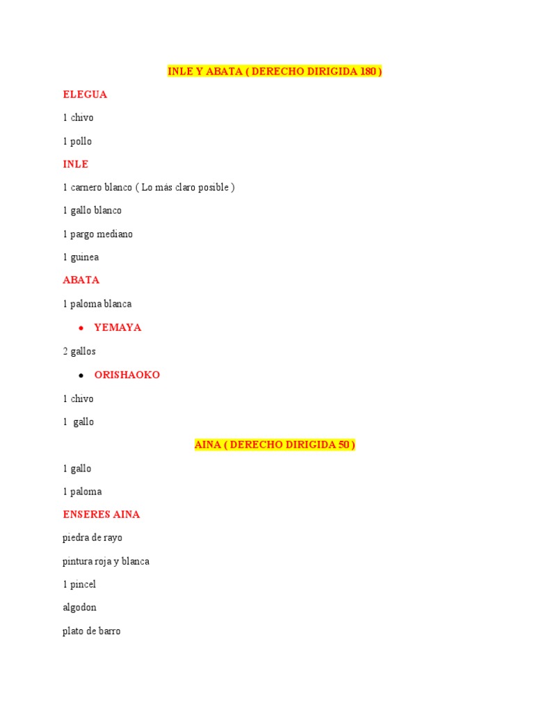 Enseres Inle Abata | PDF