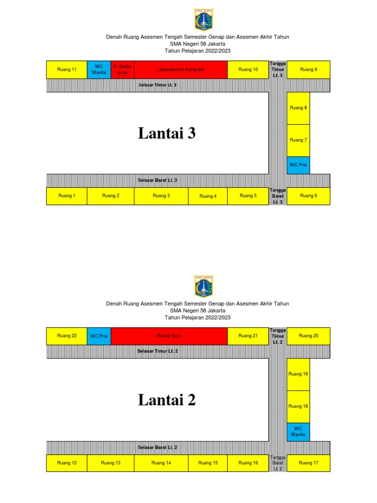 denah ATS dan AAT 2023 | PDF