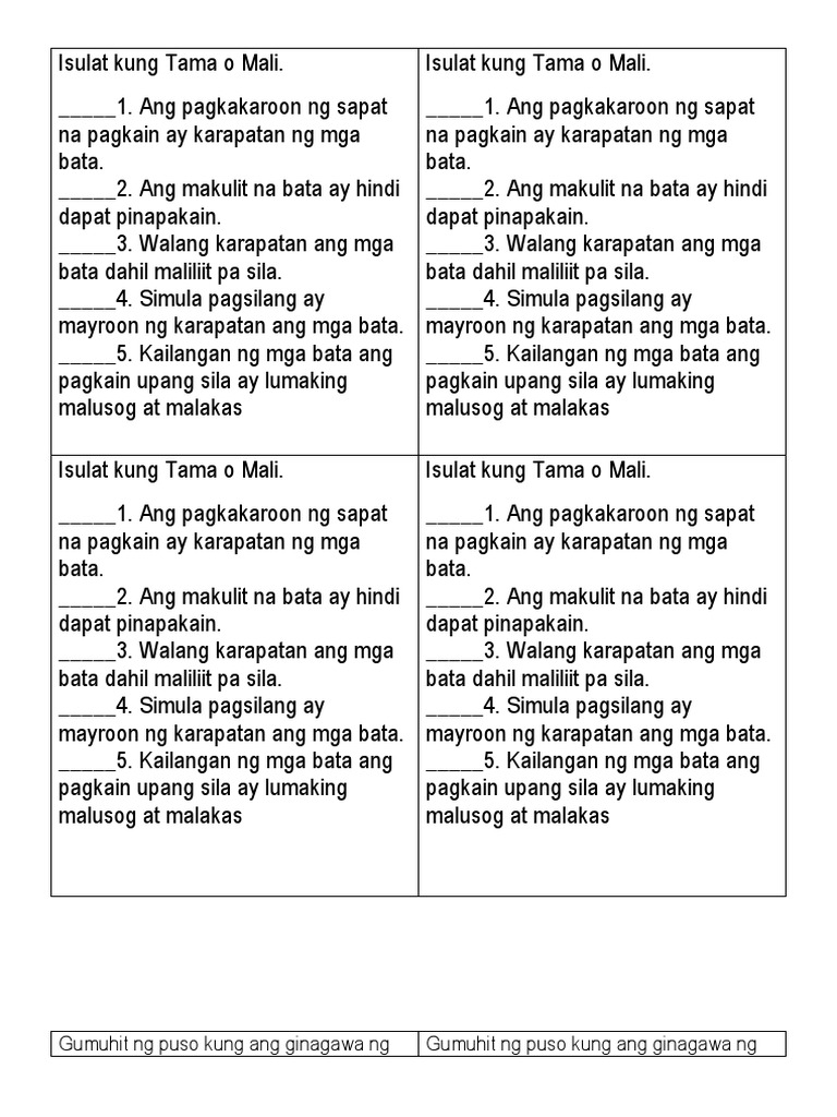 Worksheet ESP Week 2 | PDF