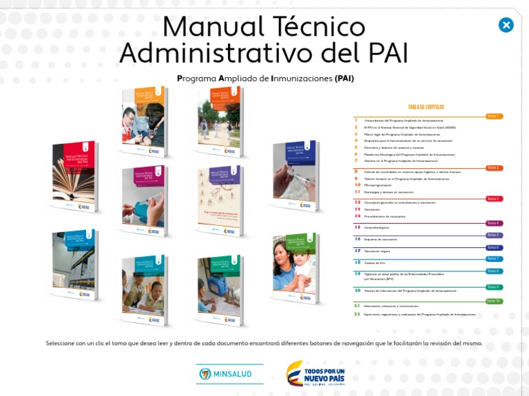 Ingreso Manual PAI | Descargar gratis PDF | Vacunación | Salud pública