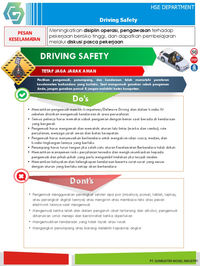 Safety Driving | PDF