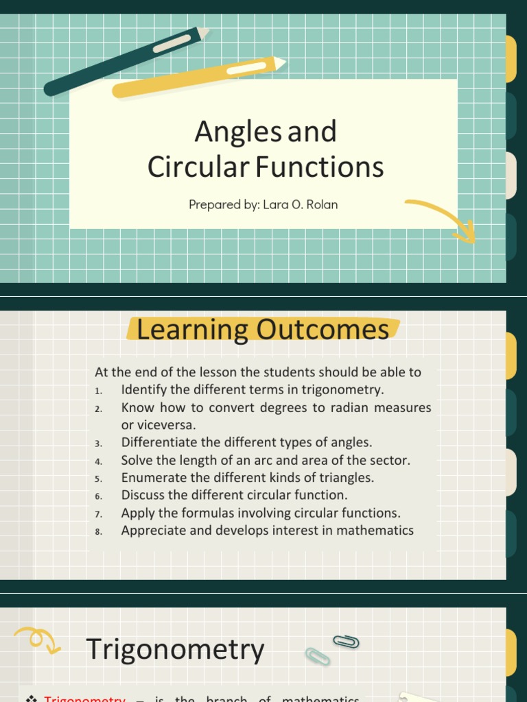 Algebra 12 Angles | PDF | Trigonometric Functions | Triangle