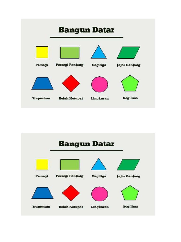Bangun Datar Gambar | PDF