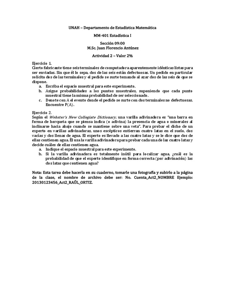 Actividad 2 MM401 | PDF