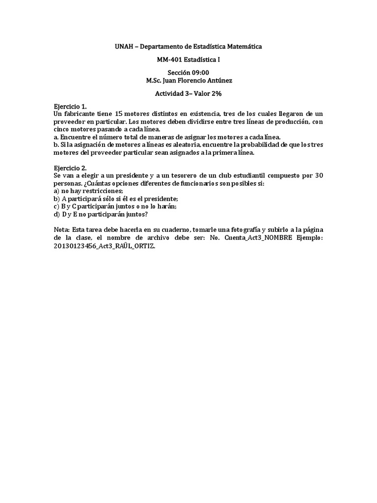 Actividad 3 MM401 | PDF
