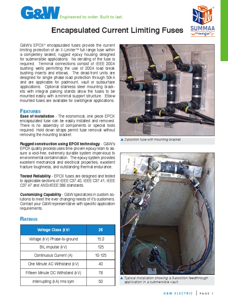 EFuse GSE 18. | Download Free PDF | Fuse (Electrical) | Switch