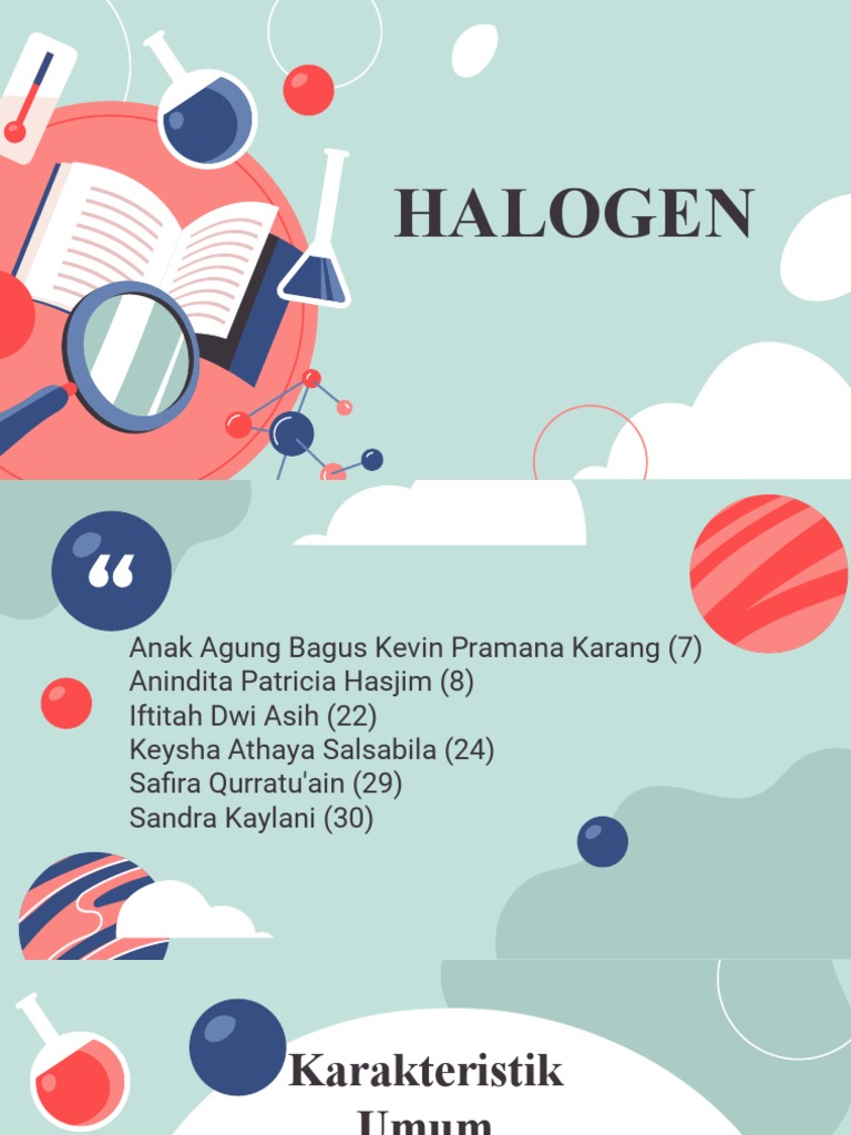 Ciri-Ciri Unsur Halogen dalam Kimia | PDF
