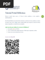 Tutorial Biblioteca Virtual UPANA | PDF
