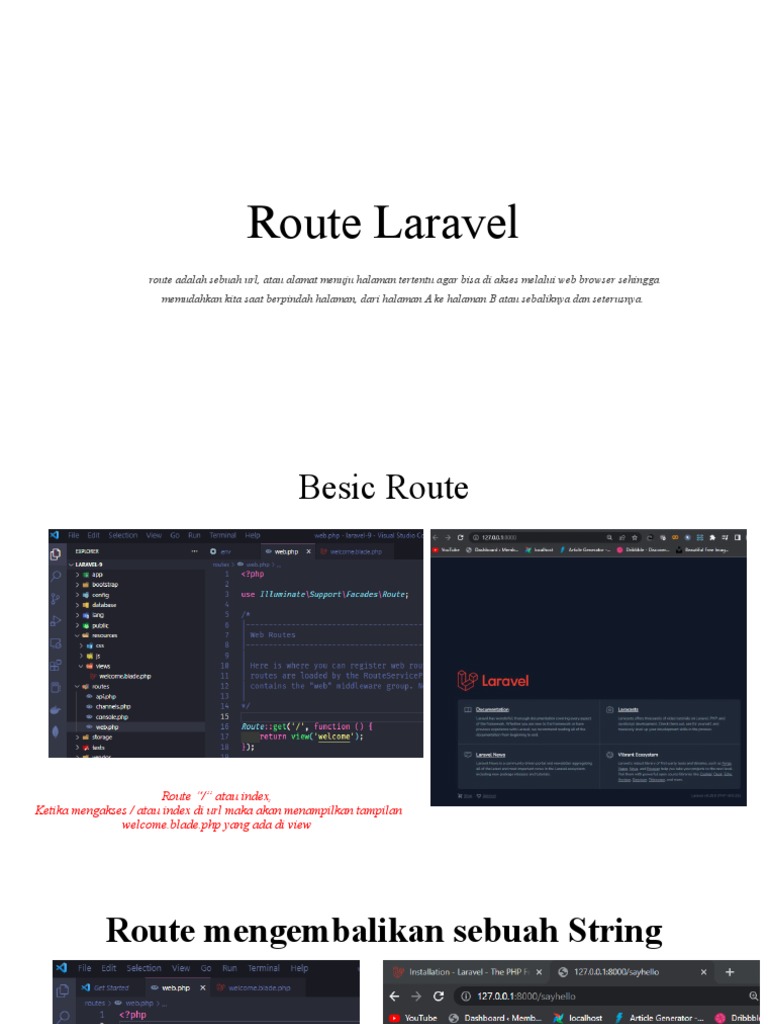 Root Laravel | PDF