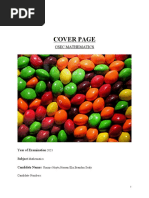 Full Maths Sba | PDF | Yellow | Color