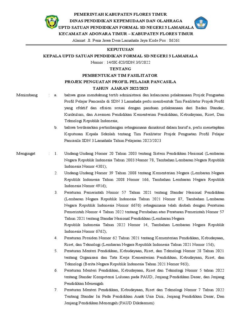 SK Koordinator P5 | PDF