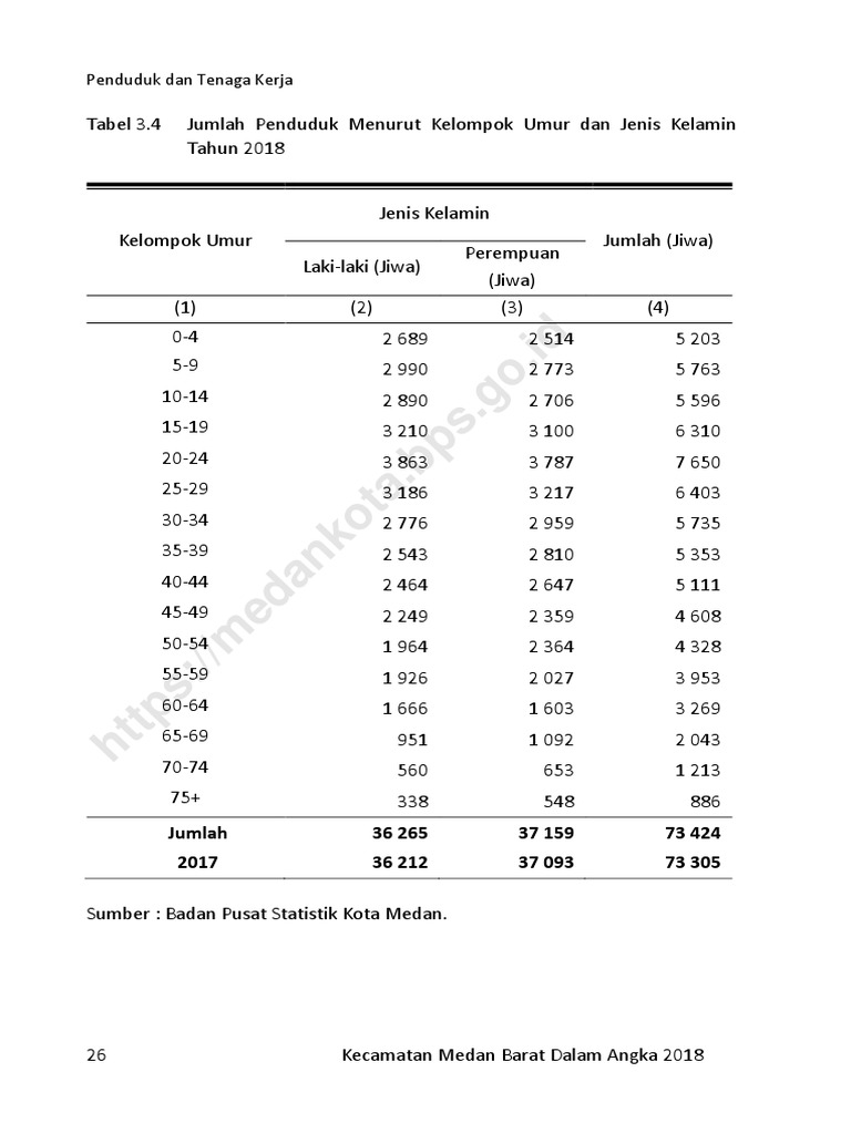 Data Menurut Umur | PDF