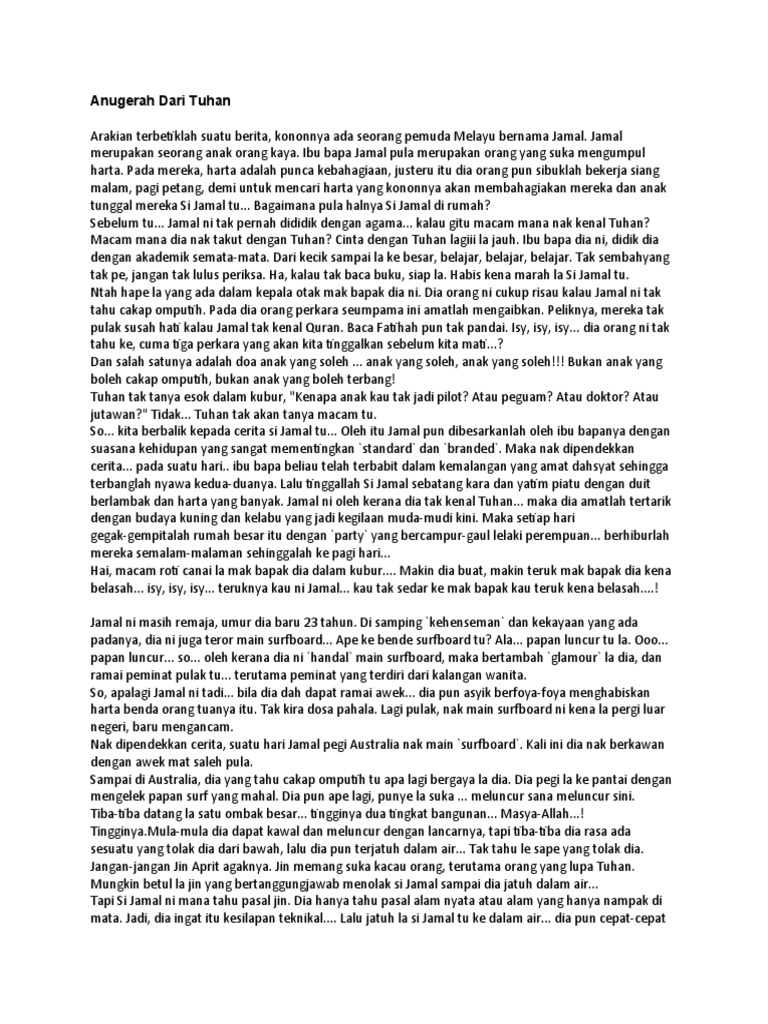 Anugerah Dari Tuhan Pdf