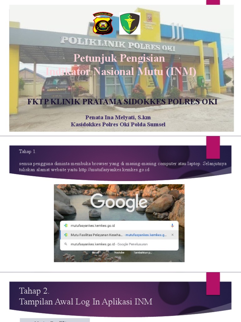 Petunjuk Pengisian INM | PDF