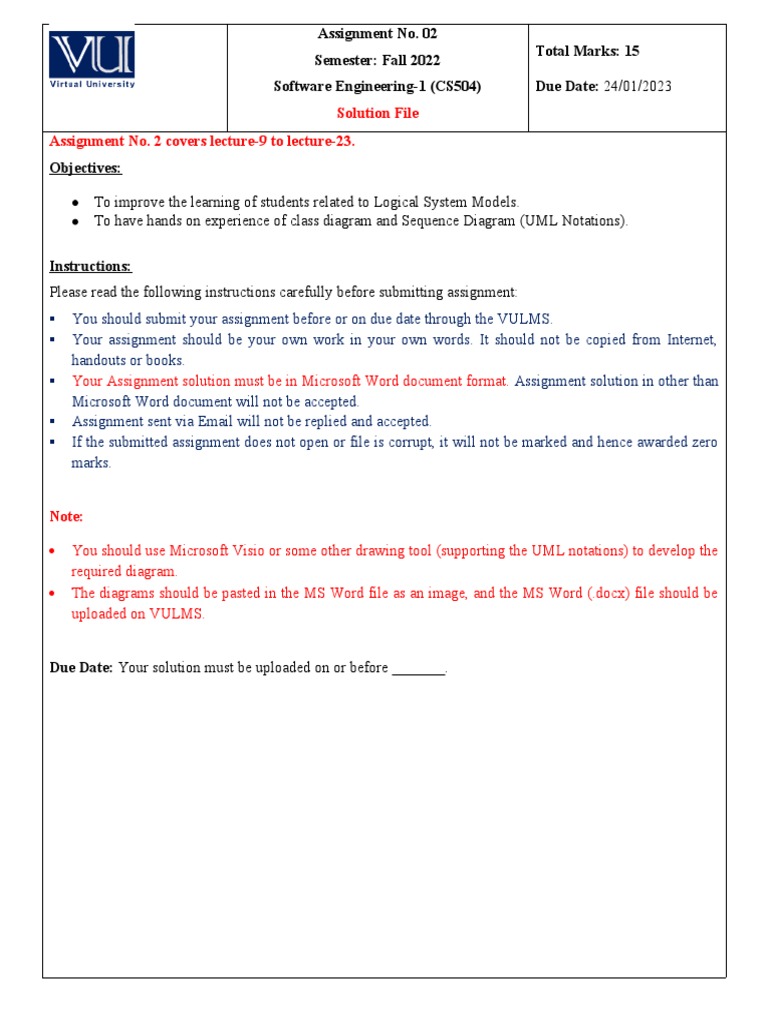 Fall 2022 - CS504 - 2 - SOL | PDF