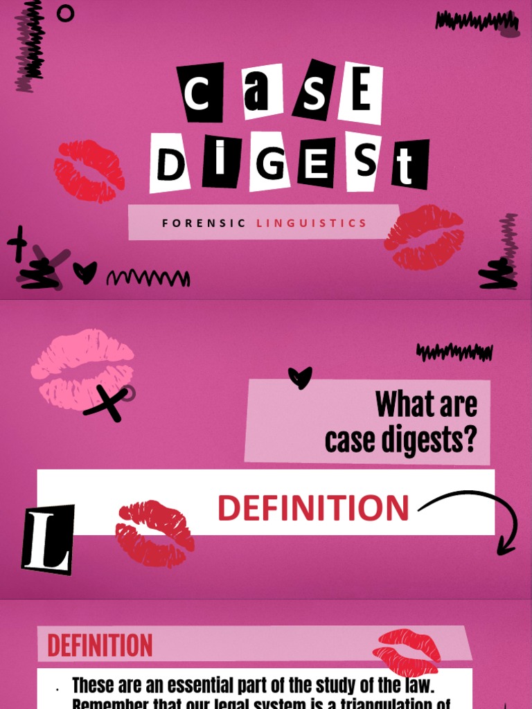 Kinds of Case Digests | PDF | Career & Growth