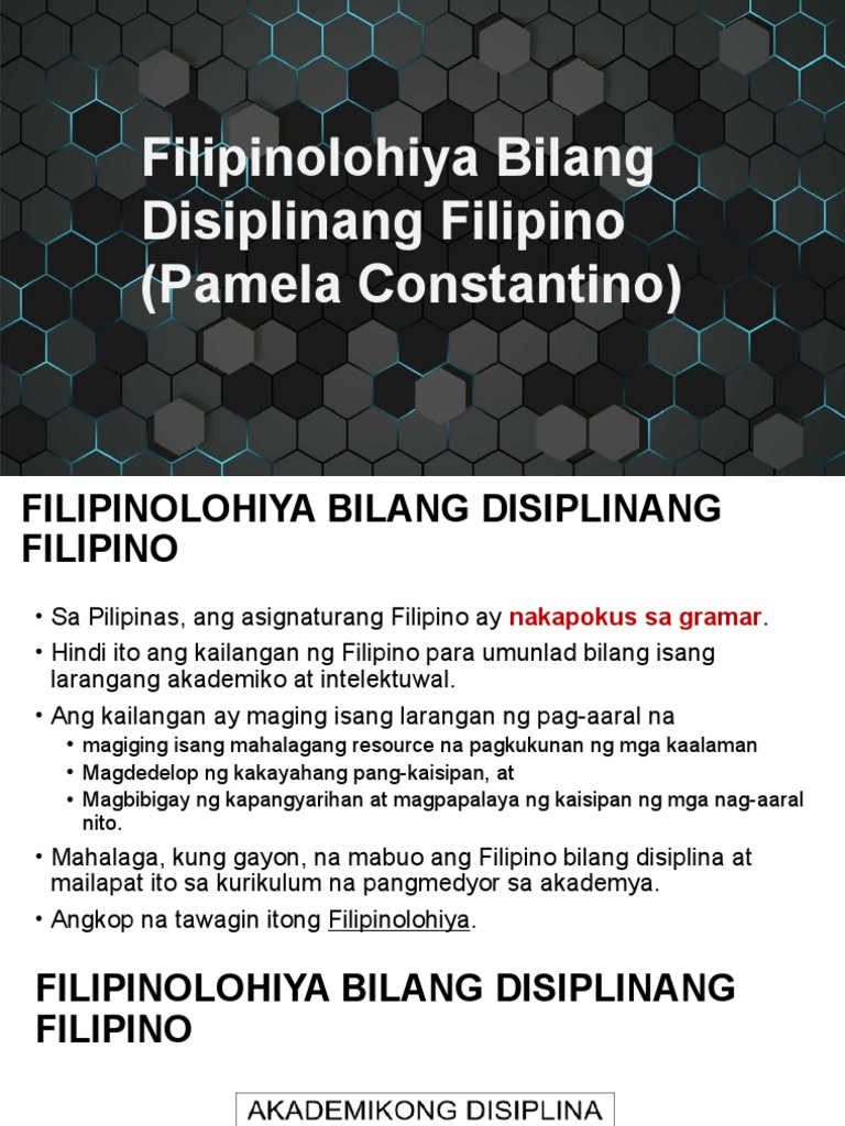 Talakayan Blg. 5 | PDF