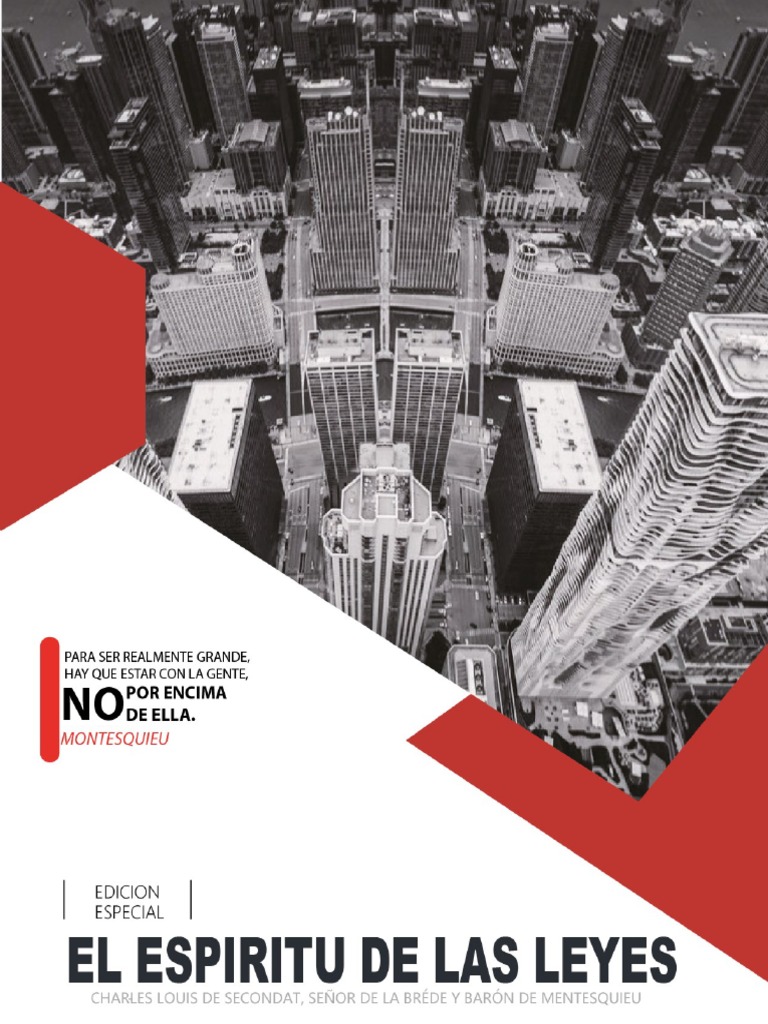 El Espiritu de Las Leyes Libro Completo en Proceso | PDF | Democracia ...