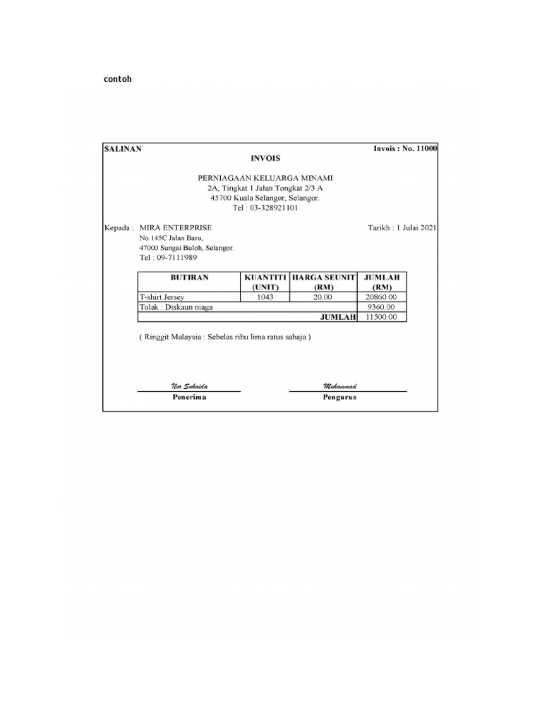 Contoh Quotation | PDF