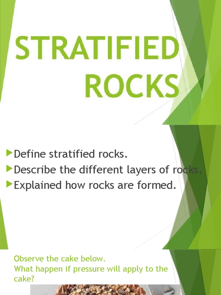 Stratified Rocks | PDF | Stratigraphy | Rock (Geology)