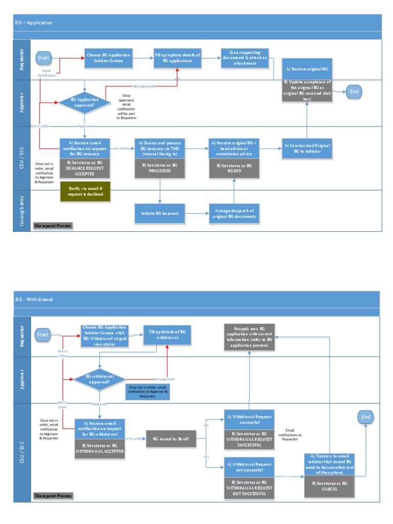TFS - BG Process Flow | PDF | Computing | Software