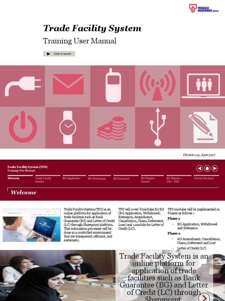 TFS - User Manual | PDF | User (Computing) | Letter Of Credit TFS - User Manual | PDF | User (Computing) | Letter Of Credit