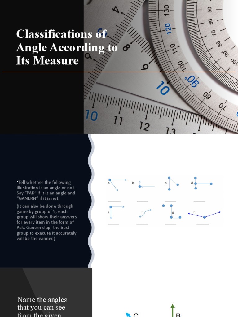 Classification of ANgles | PDF