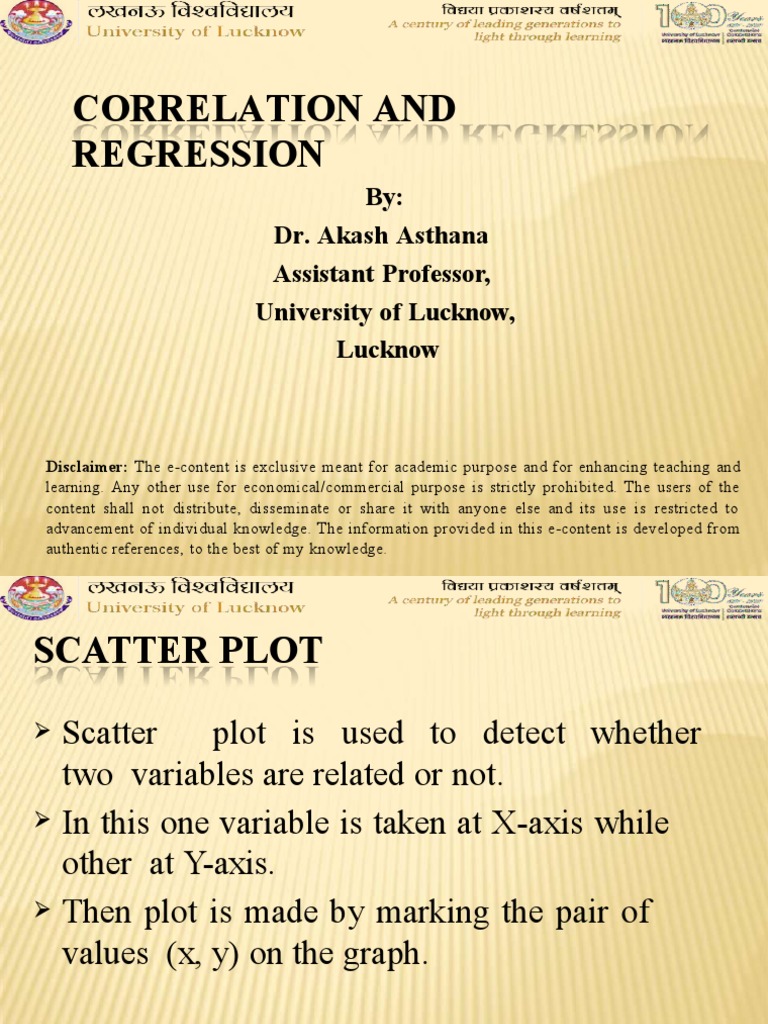 Correlation, Regression, and Their Applications | PDF | Linear Regression | Regression Analysis