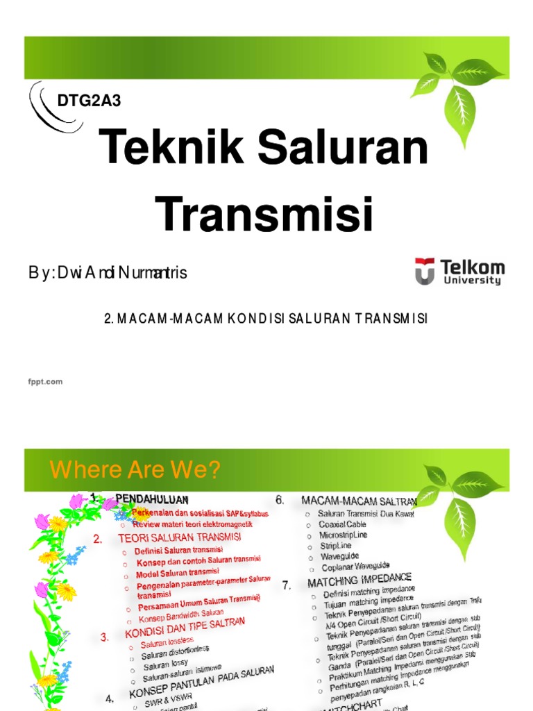 Jenis-Jenis Saluran Transmisi | PDF | Electromagnetic Radiation ...