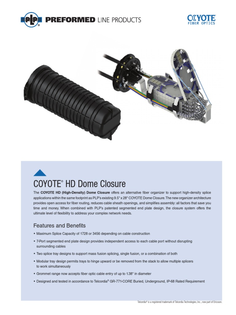 CO-SS-1231 COYOTE HD Dome SS | PDF | Optical Fiber | Manufactured Goods