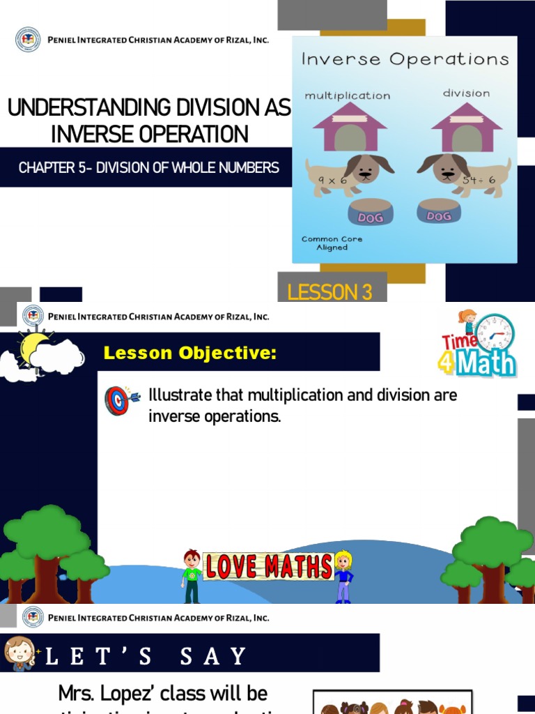 Math2.Chapter5.Lesson3 - Understanding Division As Inverse Operation ...