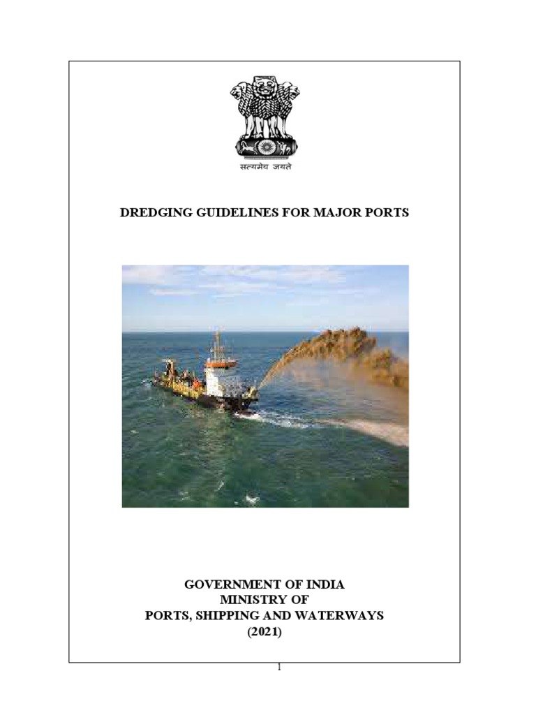 Dredging Guidelines for Major Ports 2021 | PDF | Dredging | Surveying